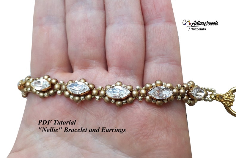 Beading Jewelry Tutorial Nellie Bracelet and | Etsy
