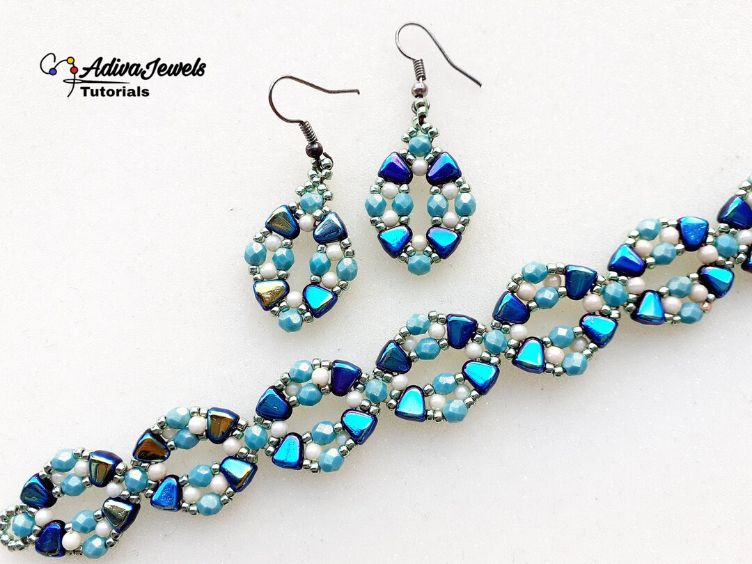 Bead Weaving Pattern With Nib Bit Beads leda - Etsy