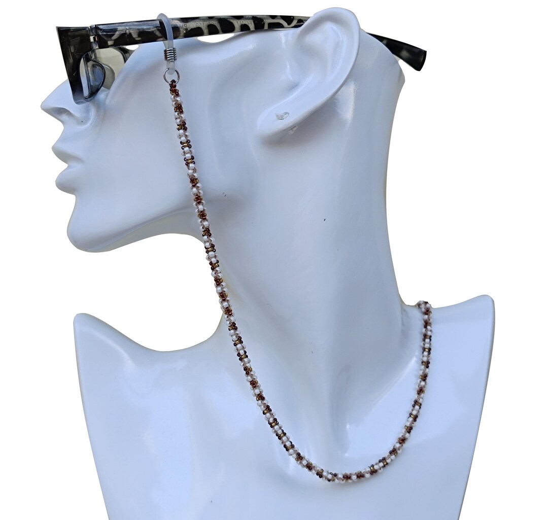 Beaded Eyeglass Holder Tutorial: Seed Bead Rope Pattern (PDF) - Etsy