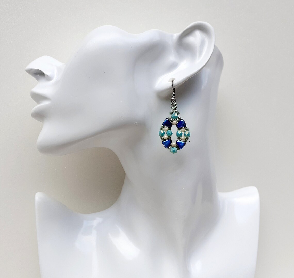 Bead Weaving Pattern With Nib Bit Beads leda - Etsy