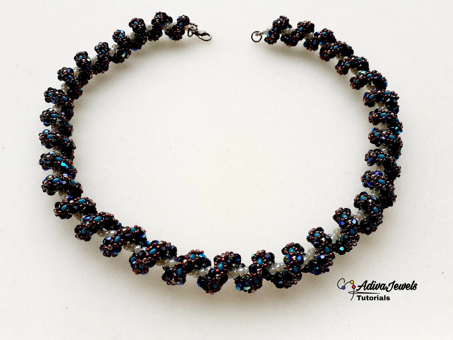 Beaded Rope Tutorial swirly Necklace or Bracelet - Etsy