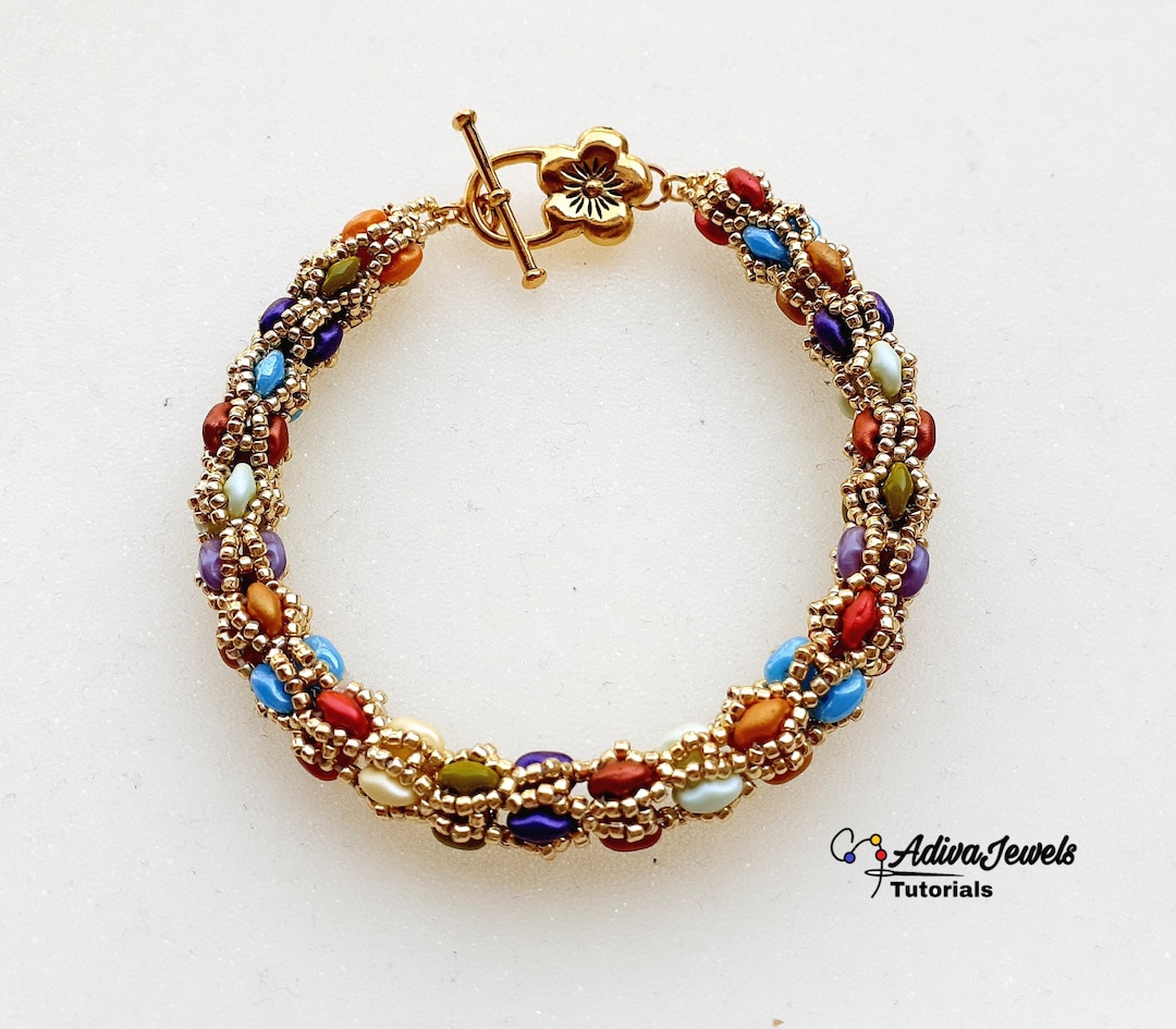 Beading Rope Tutorial, Beaded Jewelry Pattern With Superduo Beads ...