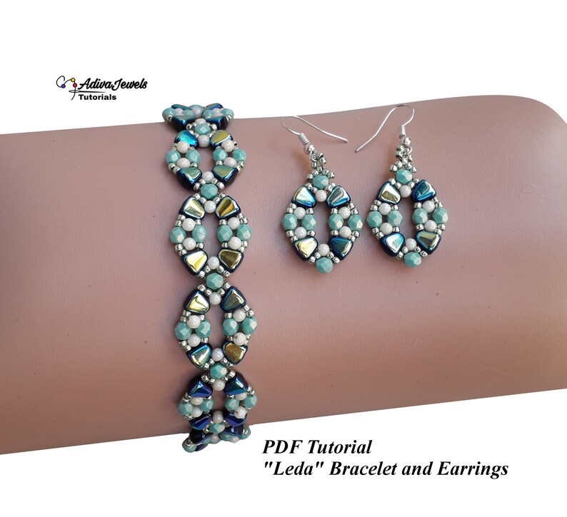 Bead Weaving Pattern With Nib Bit Beads leda | Etsy