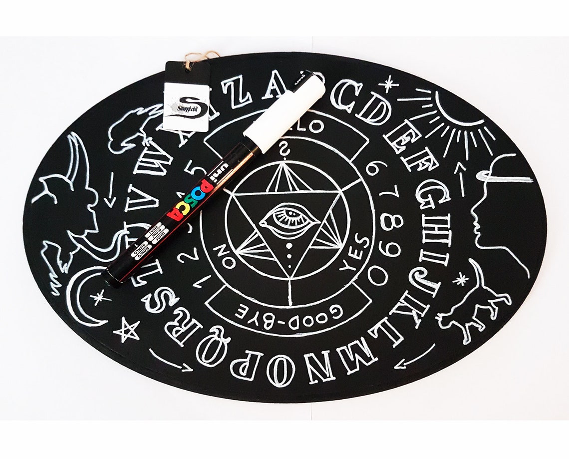 Spirit talking board Hand painted ghost summoning tool | Etsy