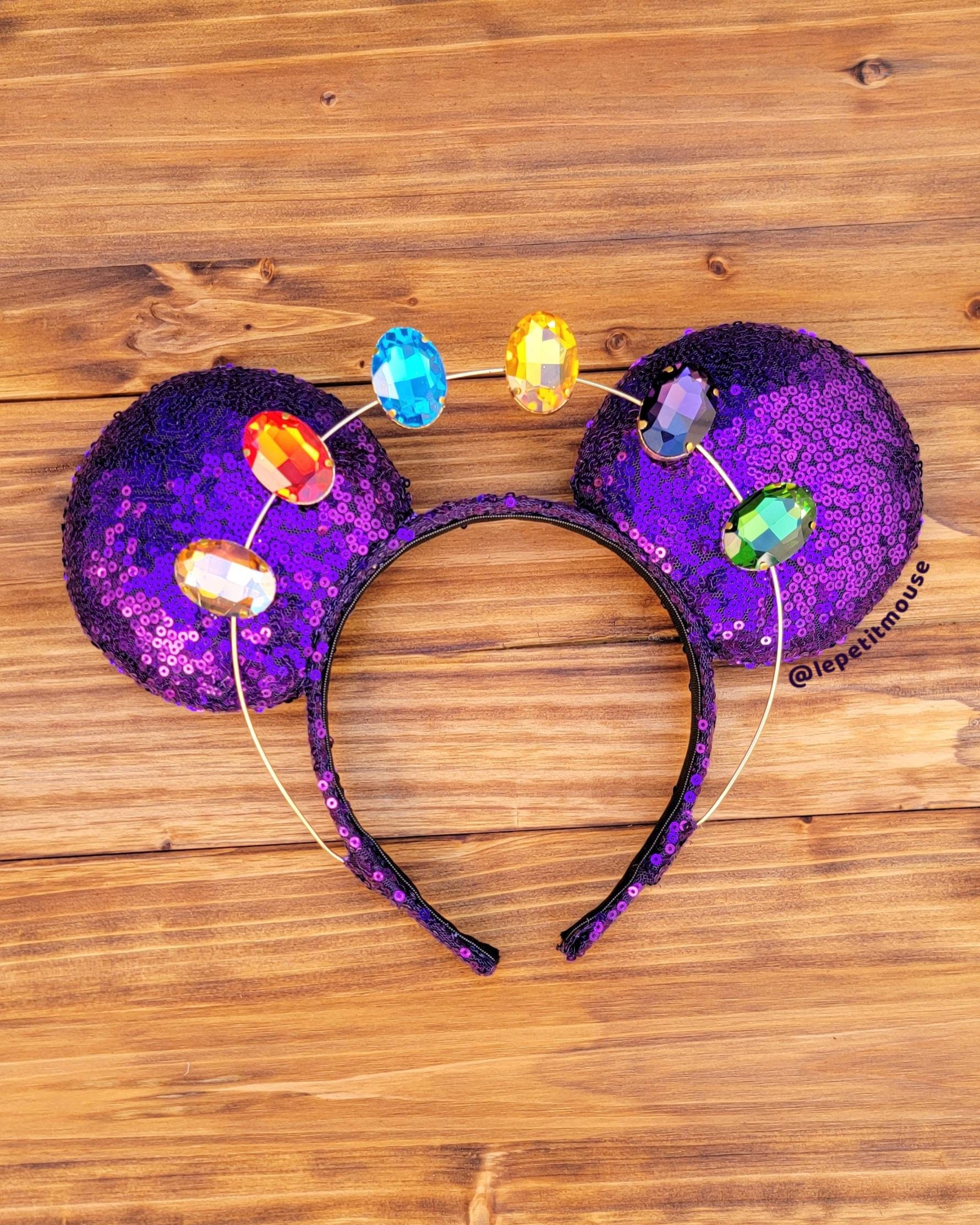 PREORDER 4-6 WEEKS Gauntlet Infinity Stones Halo Mouse Ears by - Etsy