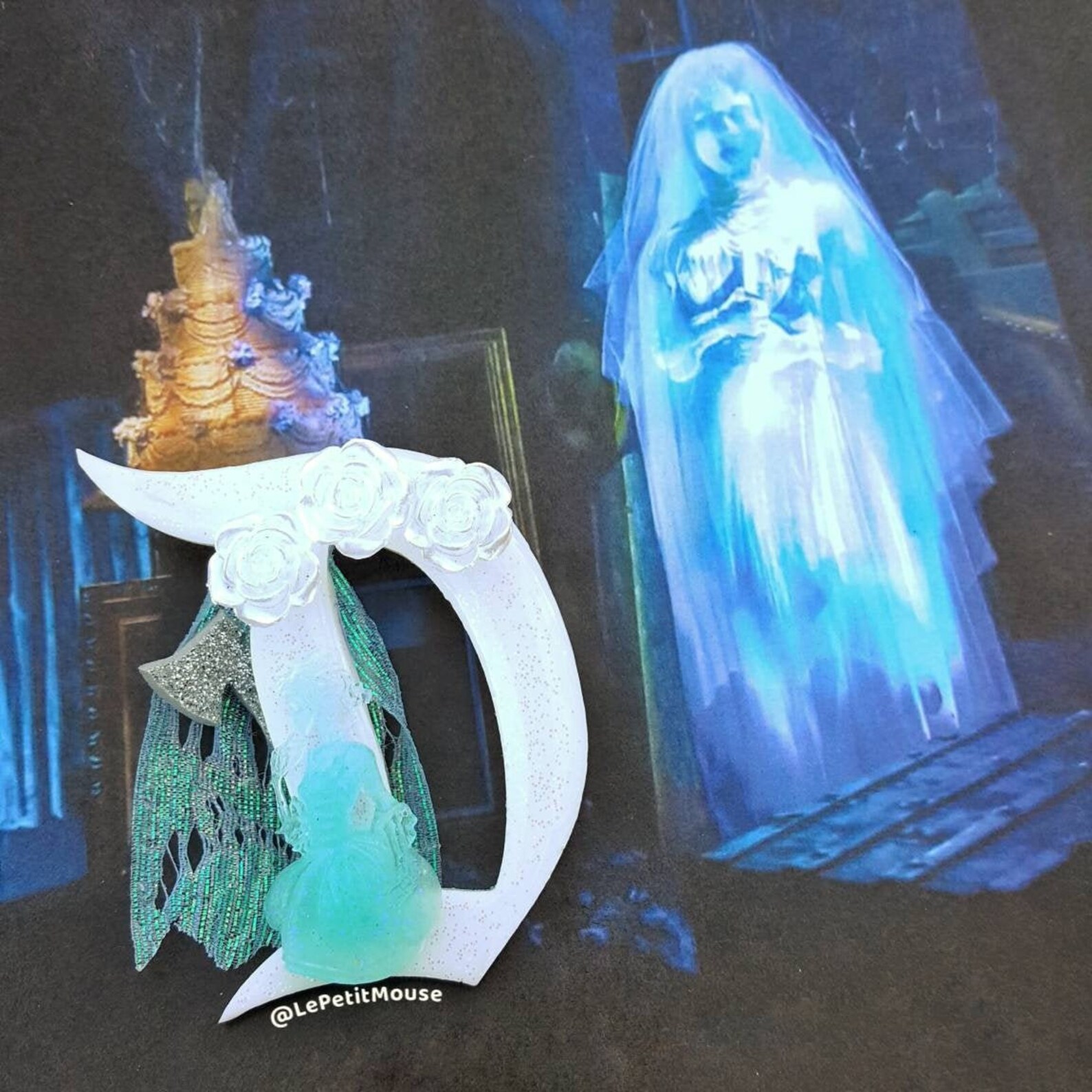 Here Comes the Bride Haunted Mansion Bride Retro D by Le | Etsy