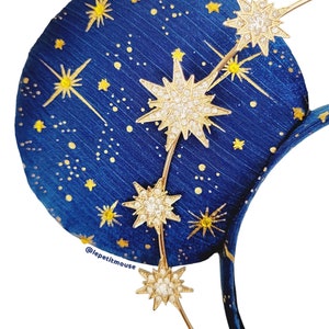 PREORDER 4-6 WEEKS Royal Blue Celebration Star Halo Crown Mouse Ears by ...