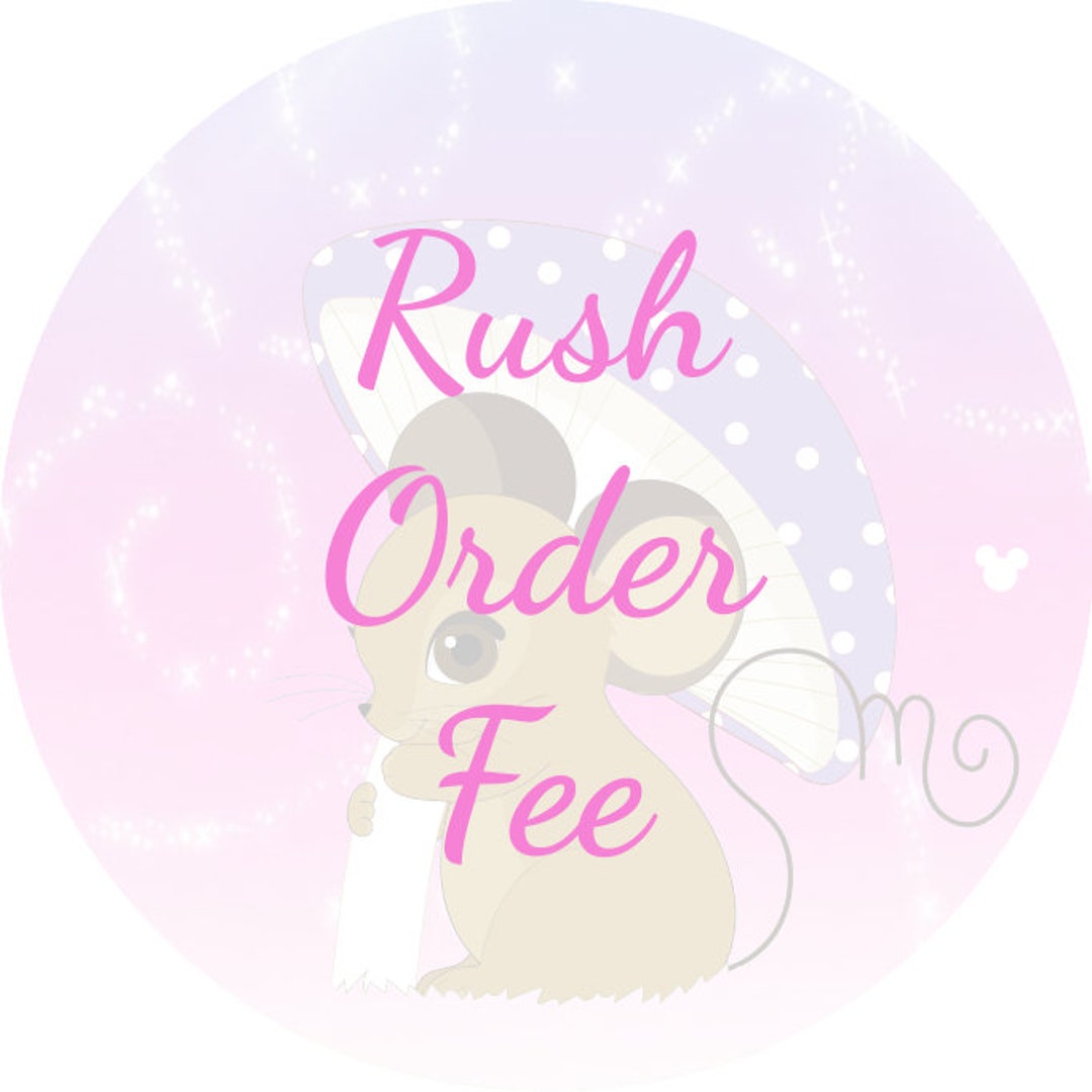 Rush Order Fee - Etsy
