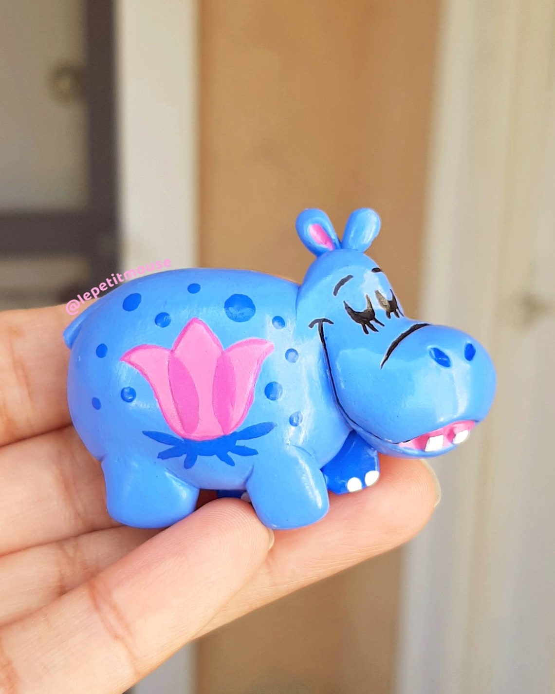 Small World Hippo Brooch by Le Petit Mouse - Etsy