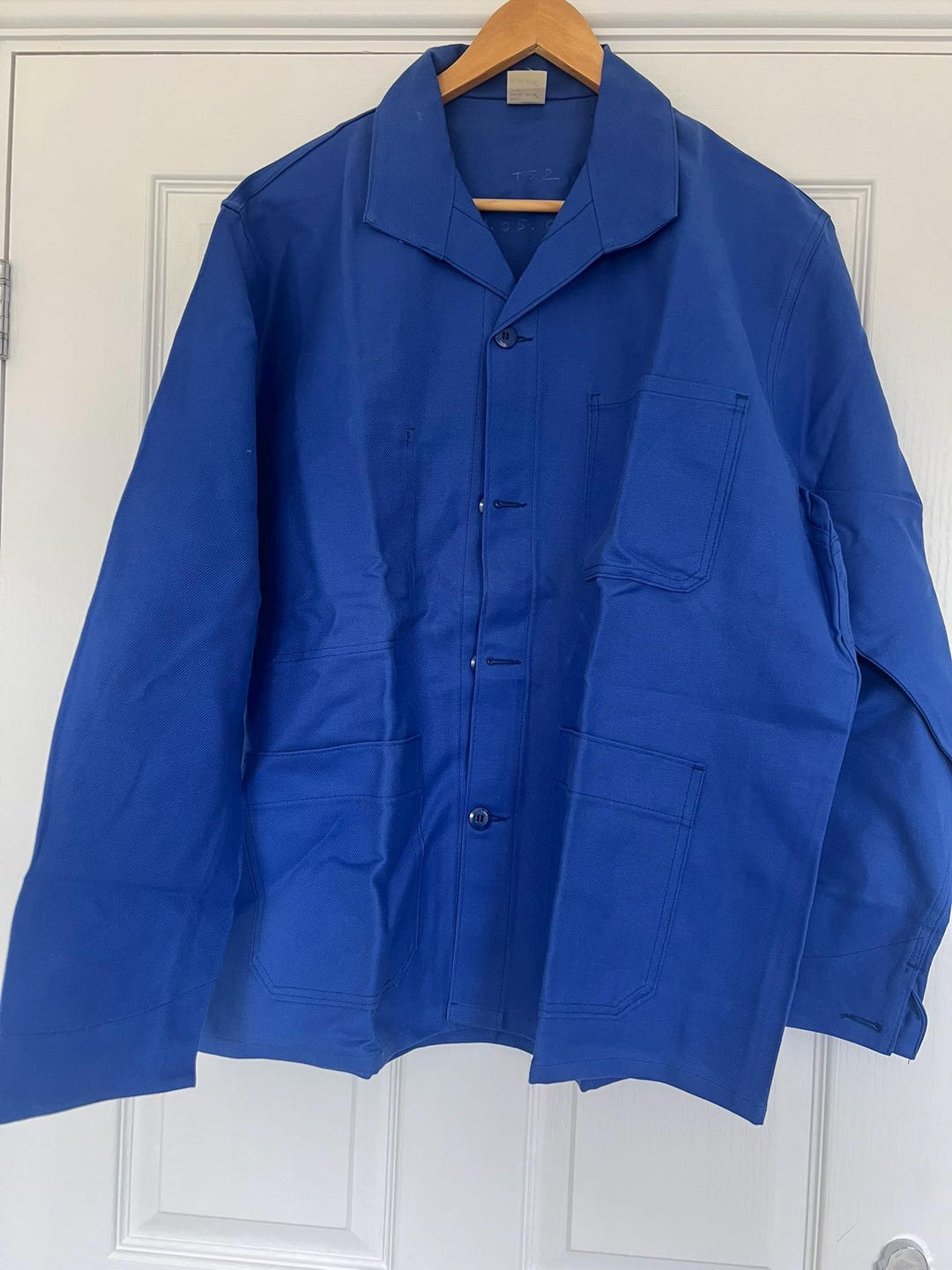 NOS French Bugatti Blue 100% Cotton Chore Jacket / French Workwear ...