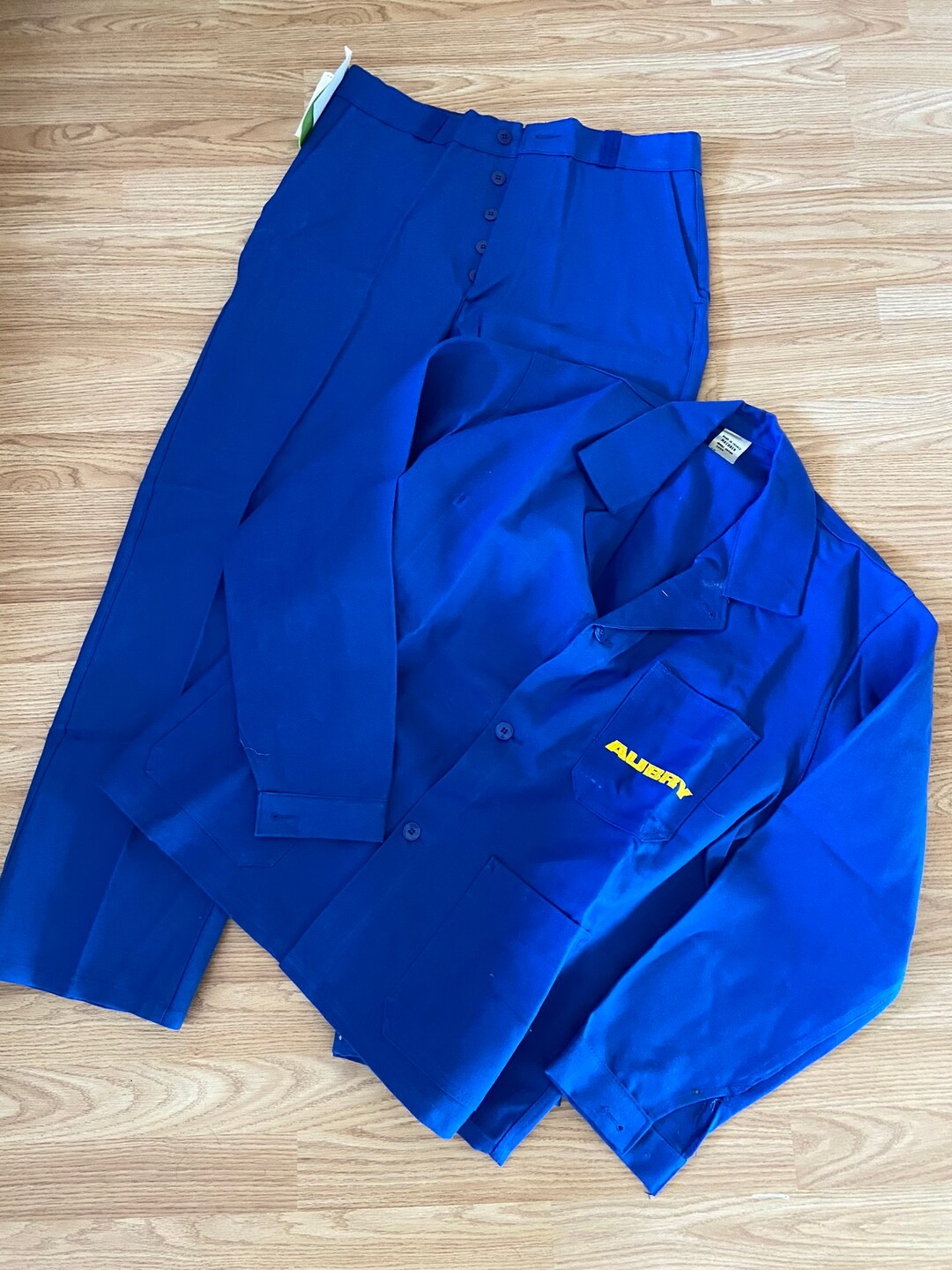 NOS - Bleu De Travail 'MACOBER' Jacket and Trouser Work Suit With ...