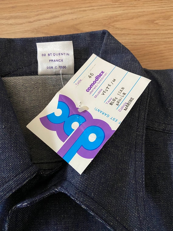 NOS - French Denim 100% Cotton Chore Jacket / Work We… - Gem