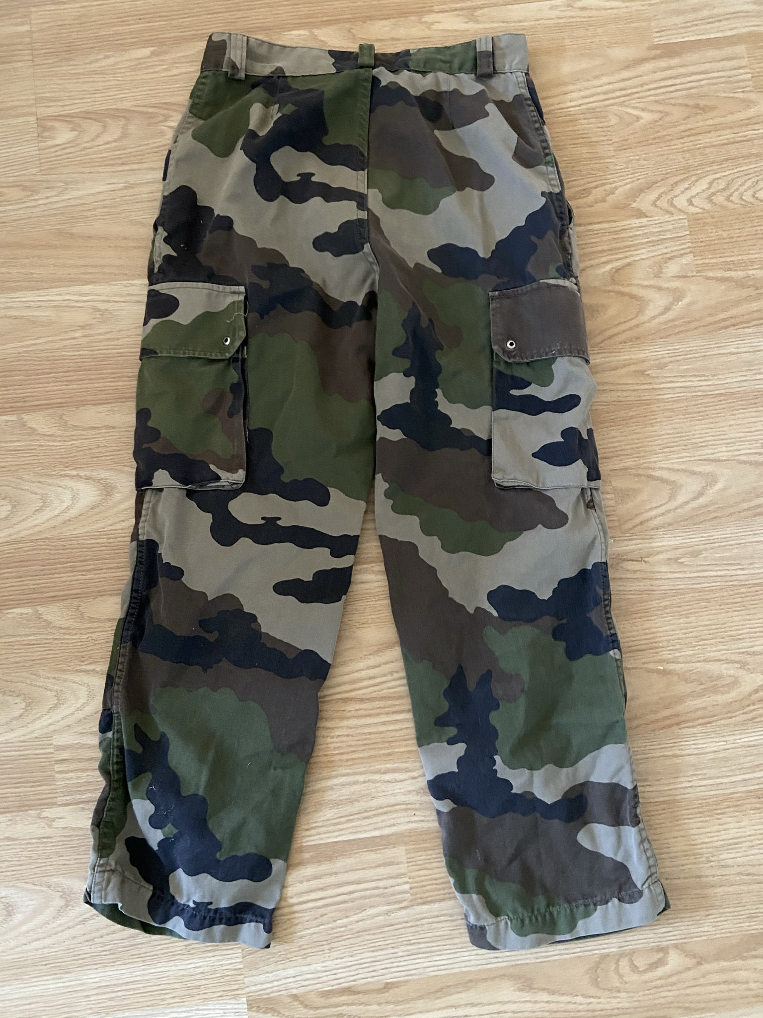 Genuine French 'J. Veyrier' Camouflage Pants / Combat Trousers / Army ...
