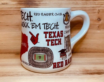 Texas Tech Coffee Mug - Etsy