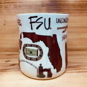 Licensed Florida State University, FSU, Collegiate Coffee Mug With My ...