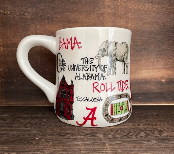 Licensed University of Alabama Ceramic Coffee Mug With My - Etsy