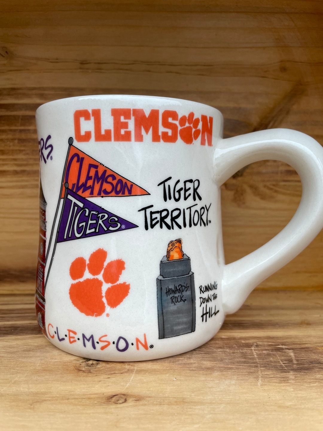 Licensed Clemson University, Tigers, Collegiate Coffee Mug With My Hand ...