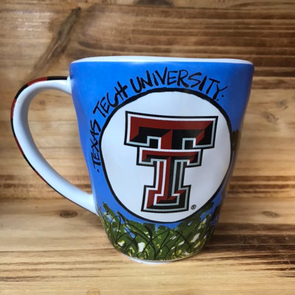 Licensed Texas Tech University, Ceramic Coffee Mug With My Hand Poured ...