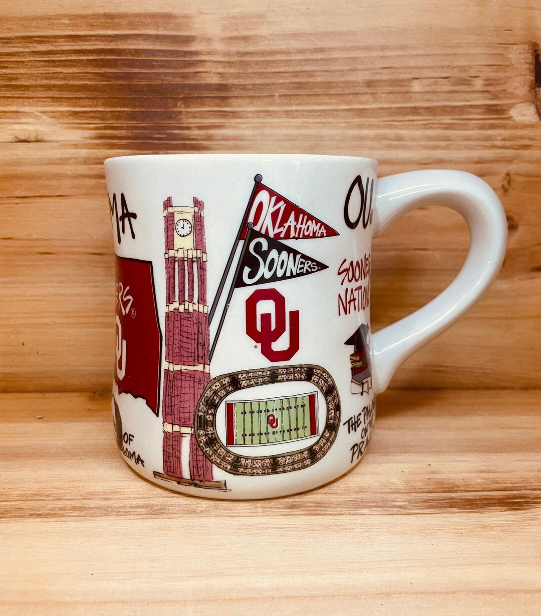 Licensed University of Oklahoma, OU Sooners Ceramic Coffee Mug With My ...