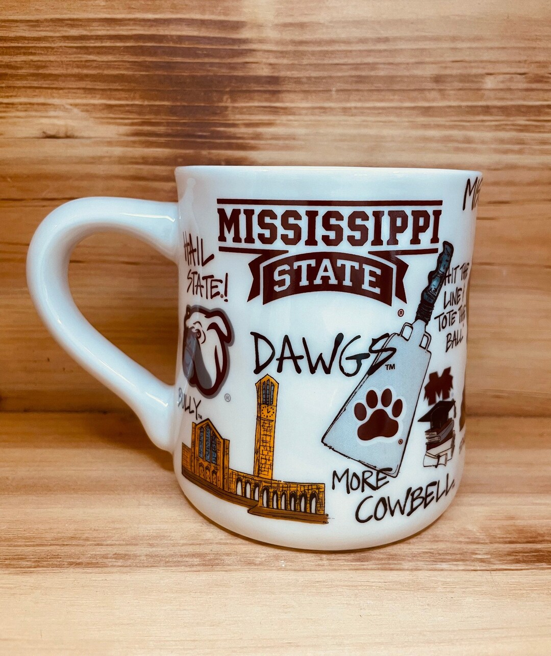 Licensed Mississippi State University, MSU, Bulldogs Ceramic Coffee Mug ...