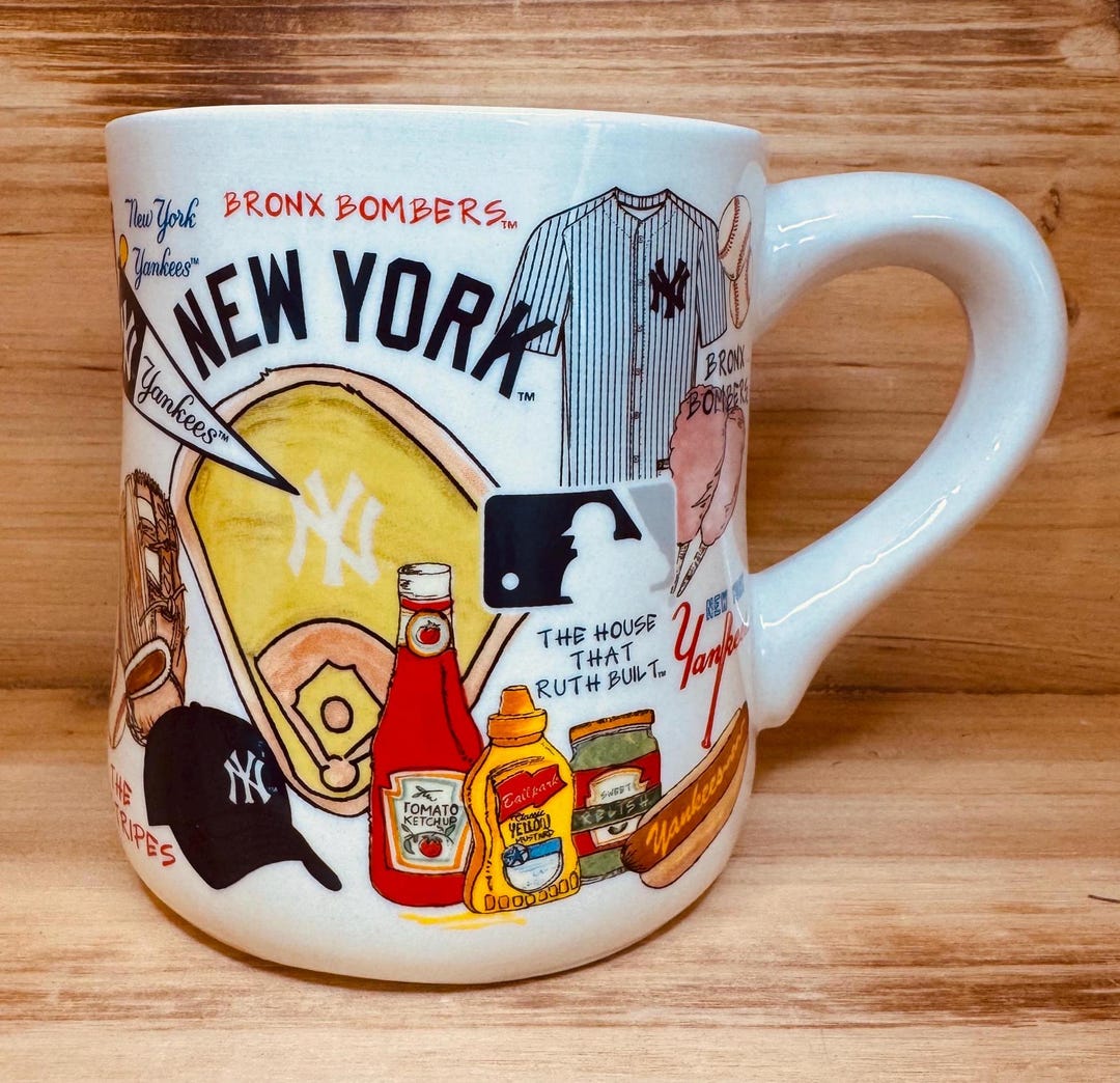 Licensed MLB New York Yankees Coffee Mug Soy Candle, Hand Poured ...