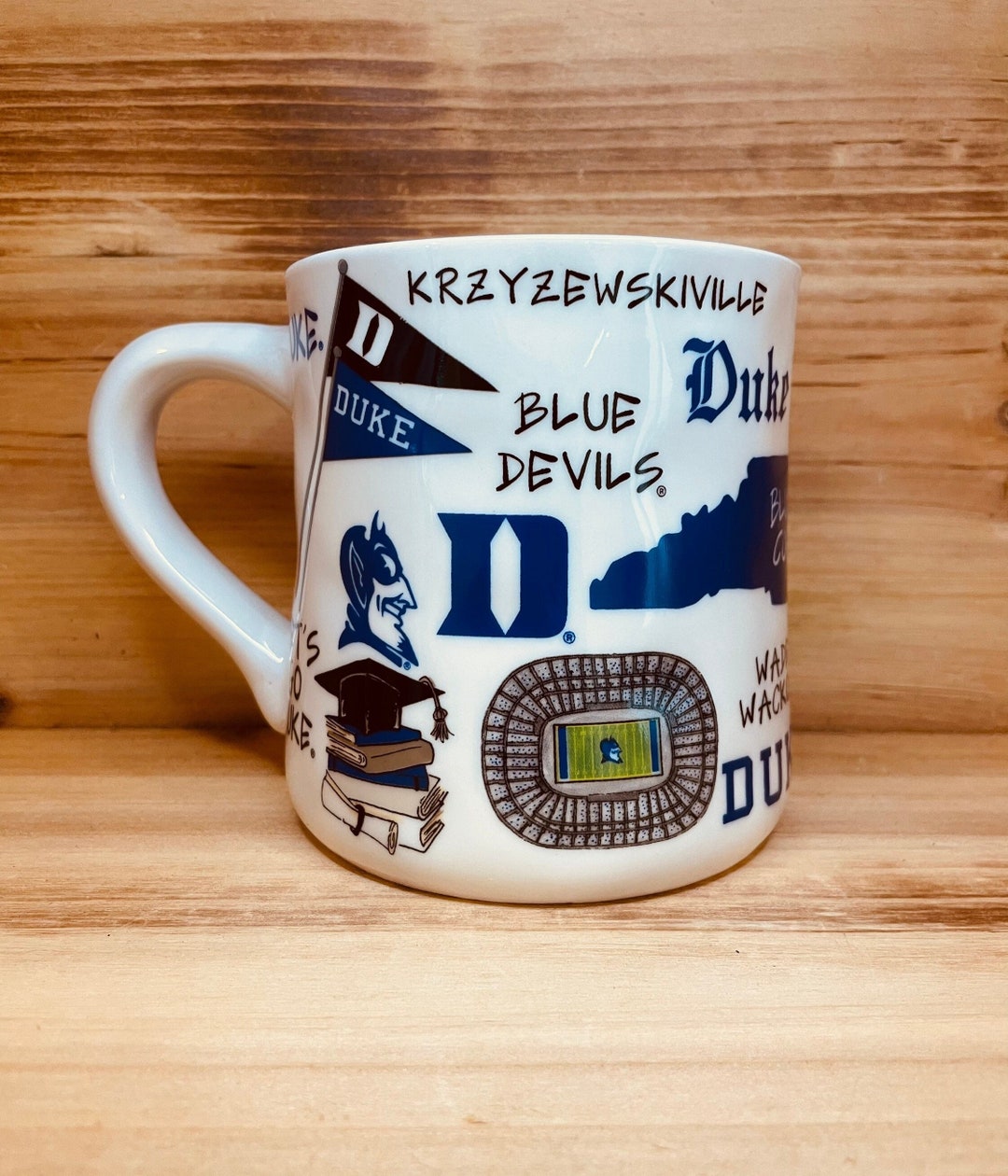 Licensed Duke University, Blue Devils Collegiate Coffee Mug With My ...