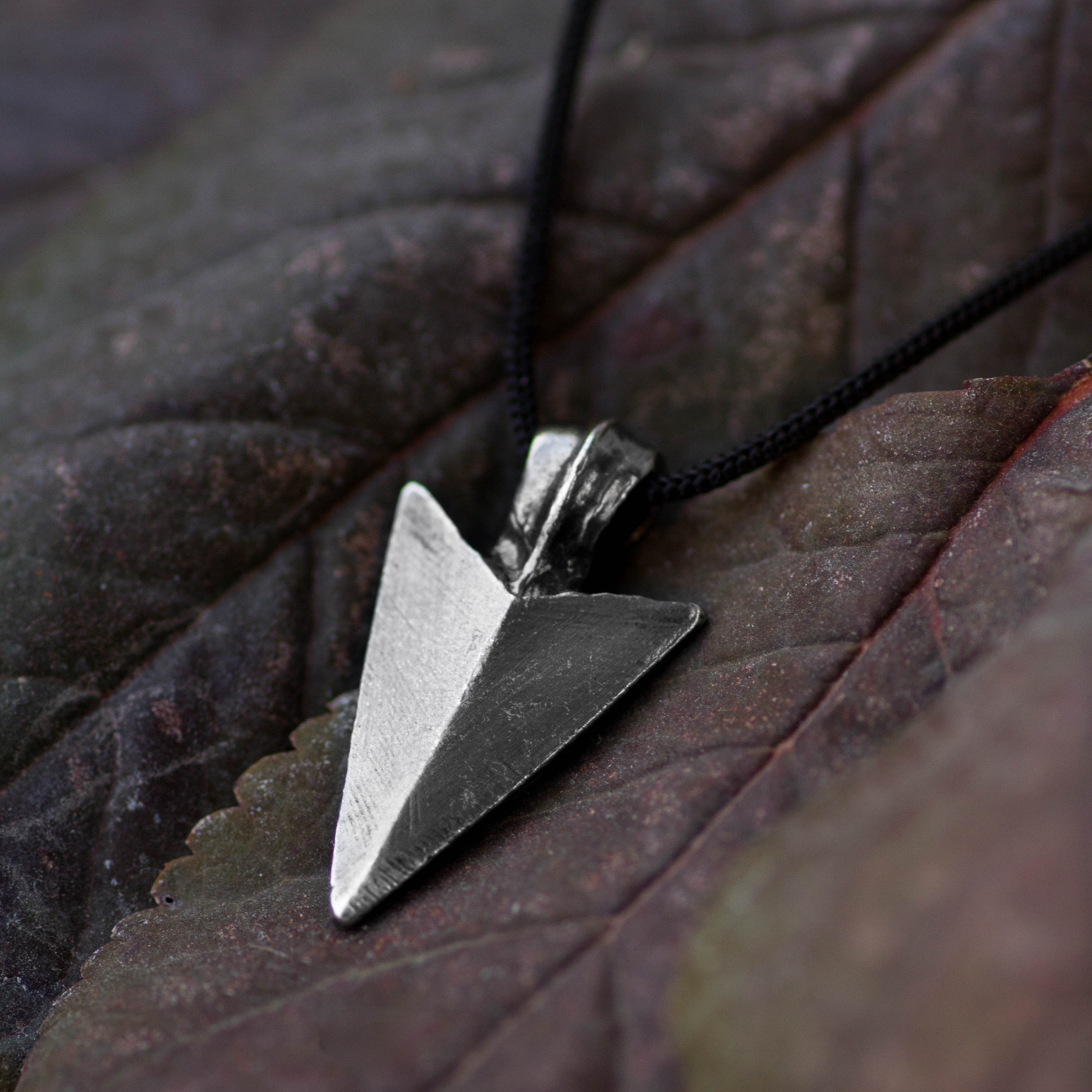 Arrowhead Pendant Necklace Sterling Silver for Men Arrow - Etsy