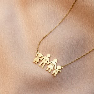 Personalized Family Necklace – Custom Initials Sterling Silver Pendant ...