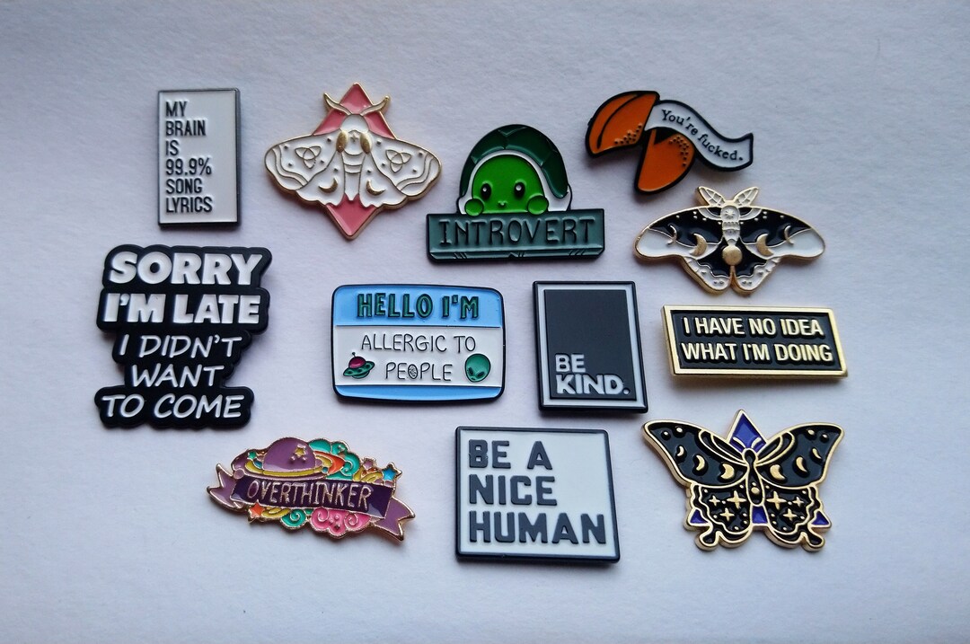 Enamel Pin Badge - Etsy