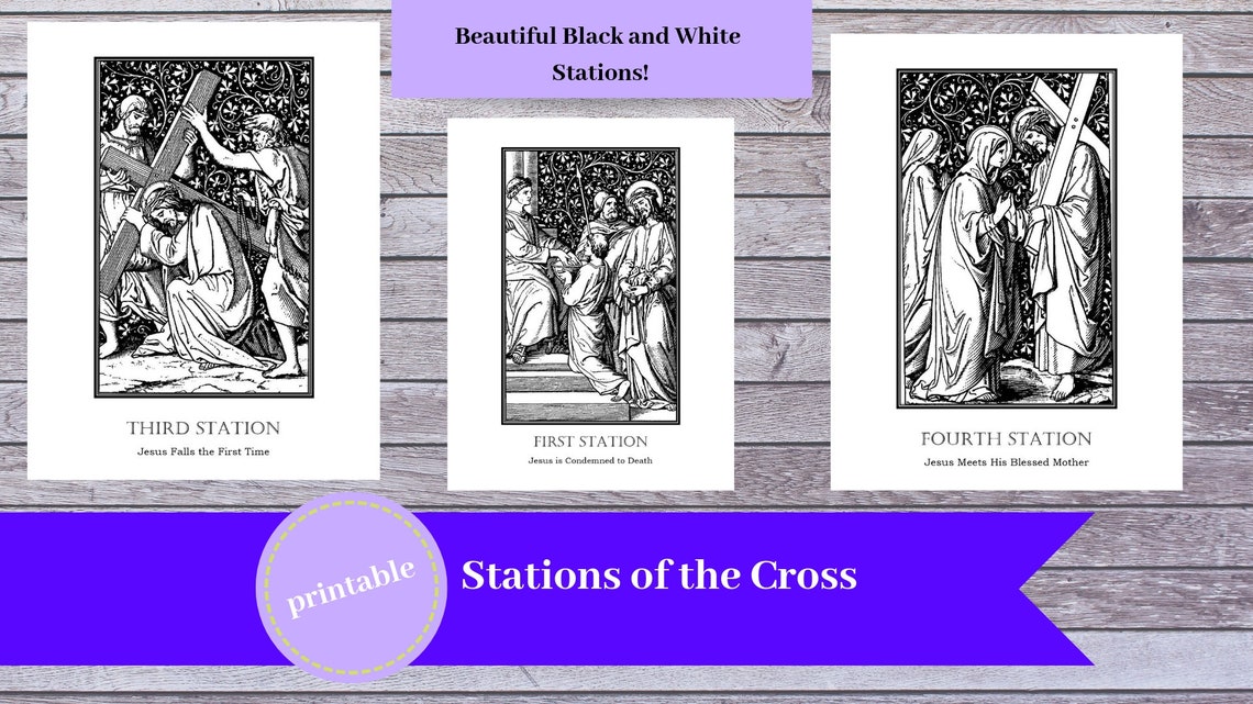 Catholic Stations of the Cross Printable Flip Book: Lent Devotion ...