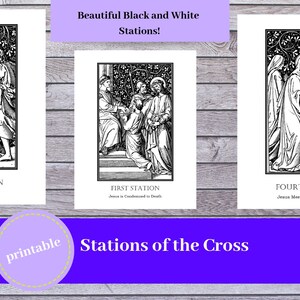 Catholic Stations of the Cross Printable Flip Book: Lent Devotion ...