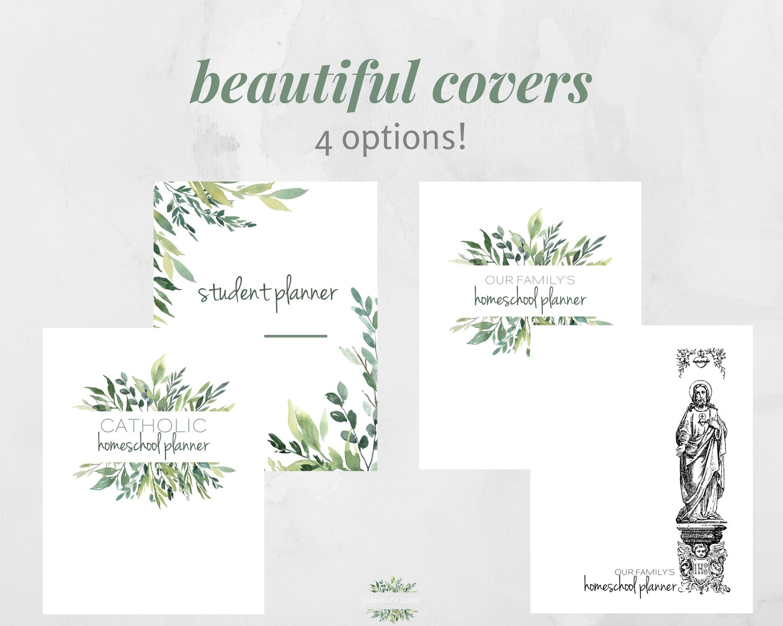 Catholic Homeschool Planner Printable Pdf: Catholic Liturgical - Etsy