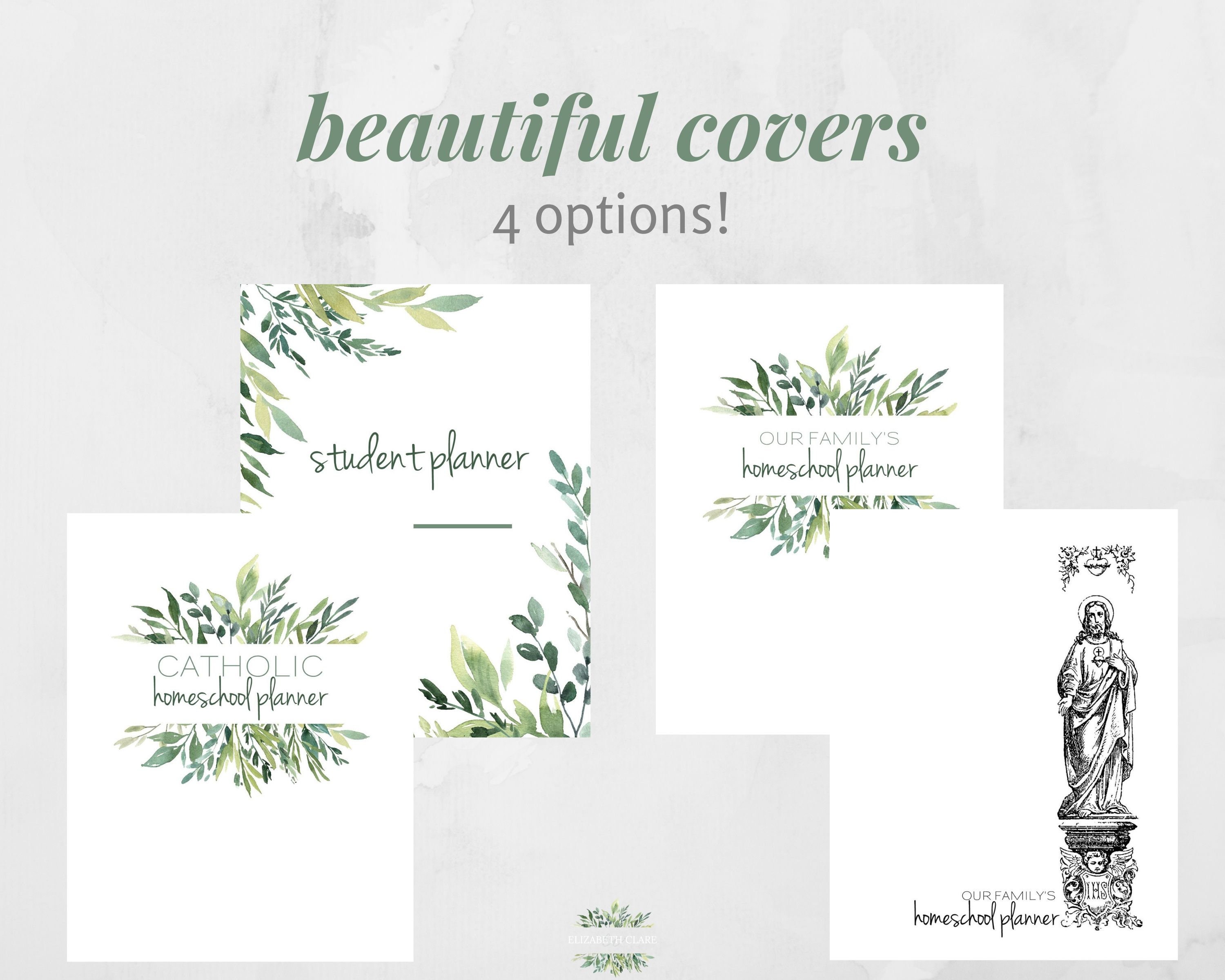 Catholic Homeschool Planner Printable Pdf: Catholic Liturgical - Etsy UK