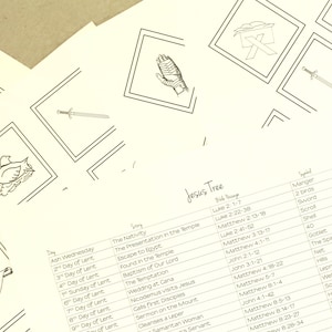 Lent Devotion Jesus Tree: Family Devotional / Lent Decor / Christian ...