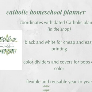 Catholic Homeschool Planner Printable Pdf: Catholic Liturgical Calendar ...