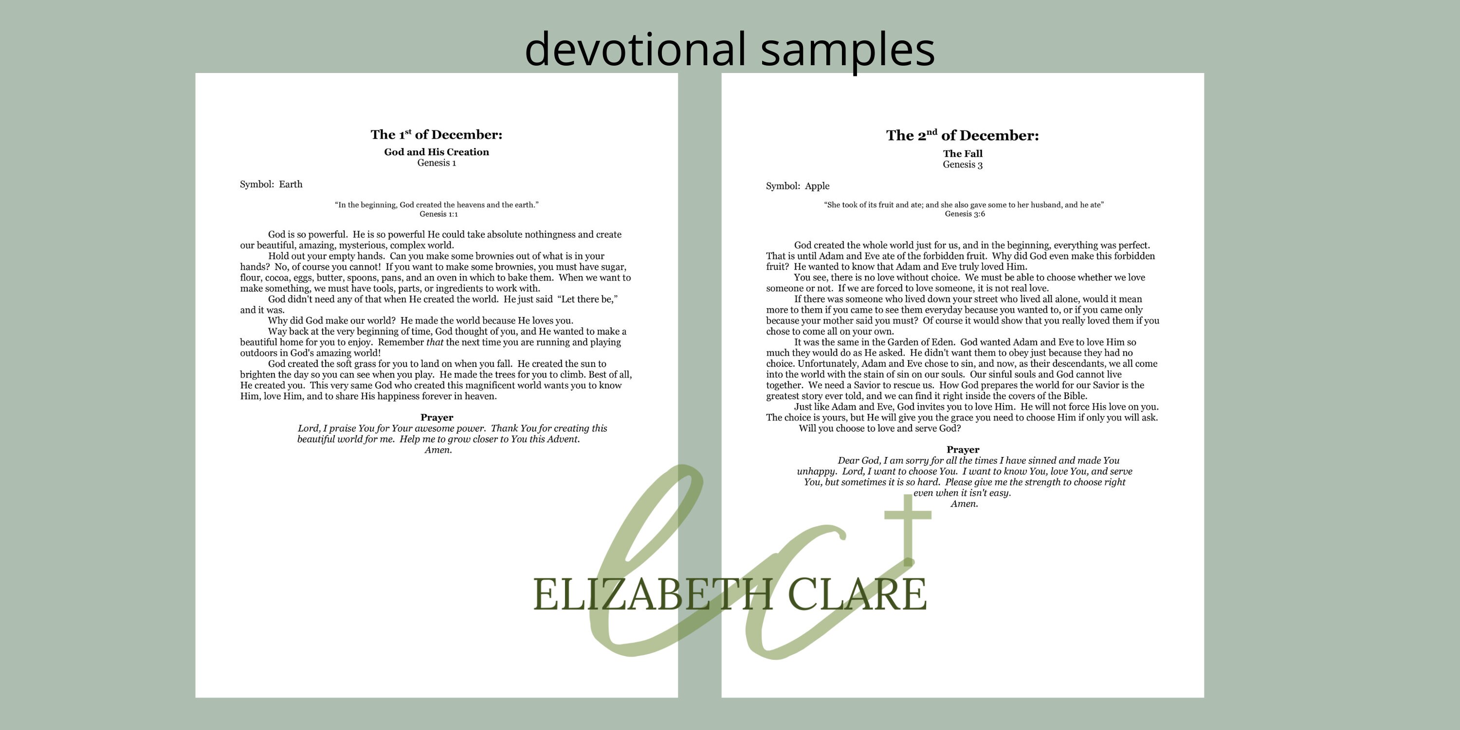 Printable Jesse Tree Ornaments and Devotional: Advent Family Devotional ...