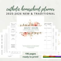 SIMPLE Catholic Homeschool Planner 2025–2026 | Printable PDF ...