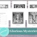 Printable Rosary Art Flipbook: Catholic Prayer Aid / Printable Catholic ...
