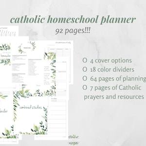 Catholic Homeschool Planner Printable Pdf: Catholic Liturgical Calendar ...