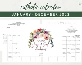 Liturgical Desk Calendar 2023 - Etsy