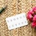 Mini Monthly Tab Planner Stickers: Attachable Month Divider Tabs ...