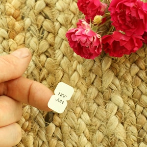 Mini Monthly Tab Planner Stickers: Attachable Month Divider Tabs ...