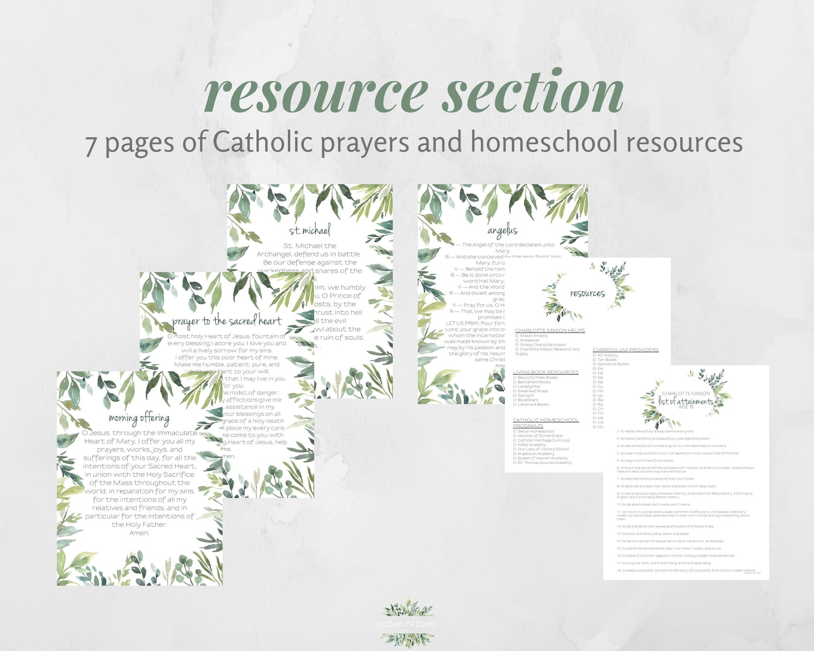 Catholic Homeschool Planner Printable Pdf: Catholic Liturgical Calendar ...