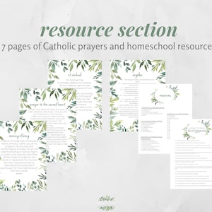 Catholic Homeschool Planner Printable Pdf: Catholic Liturgical Calendar ...