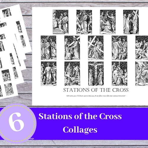 Catholic Stations of the Cross Printable Flip Book: Lent - Etsy