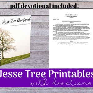 Printable Jesse Tree Ornaments and Devotional: Advent Family Devotional ...