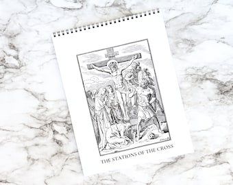 Catholic Stations of the Cross Printable Flip Book: Lent Devotion ...