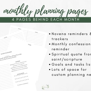 2025 Catholic Planner Printable PDF: Daybook / Daily Weekly Calendar ...