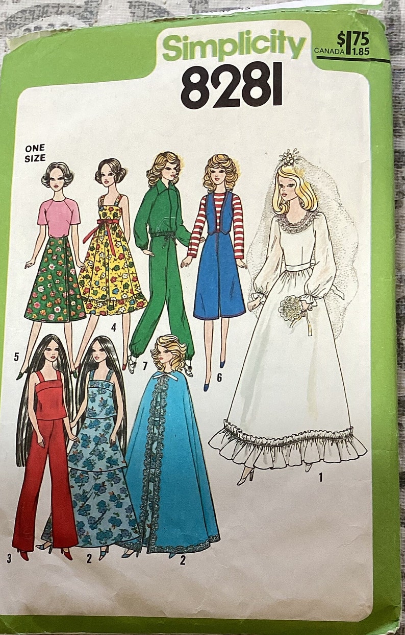 Simplicity 8281. Patterns for Clothing for 11.5 Inch to 12.5 Inch ...