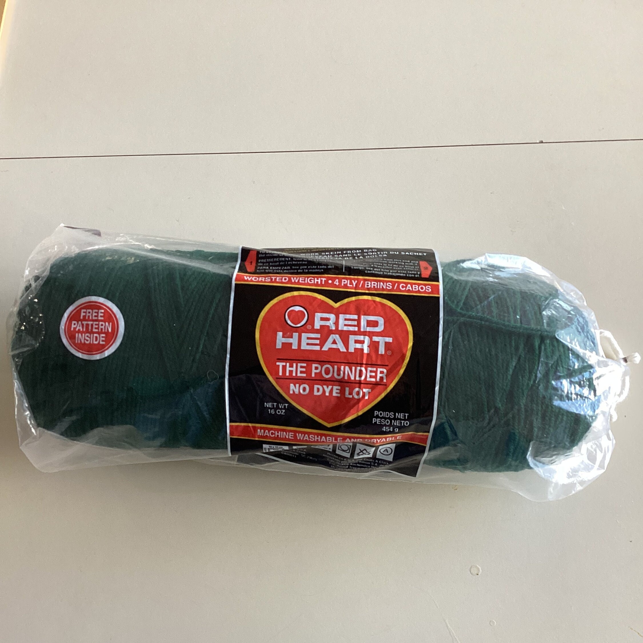 YARN, Red Heart, the Pounder, 16 Oz., Hunter Green - Etsy